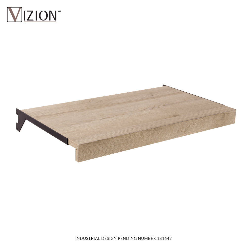 Tablette avec support 24'', 30'', 48'' Vizion avec un panneau en ...